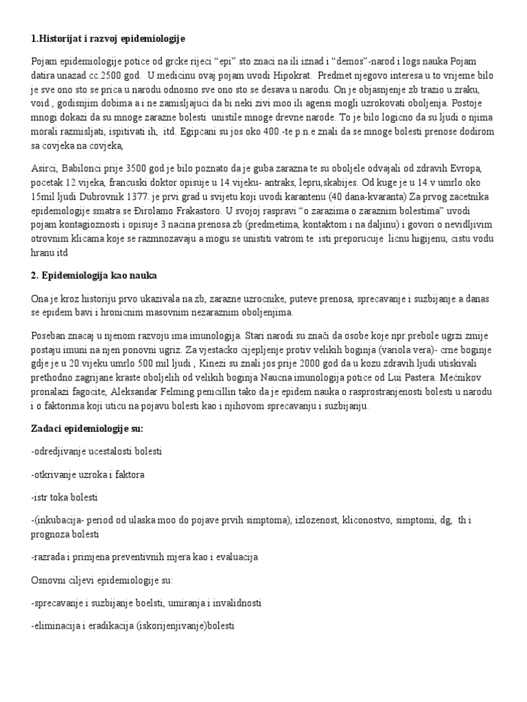 Epidemiologija | PDF