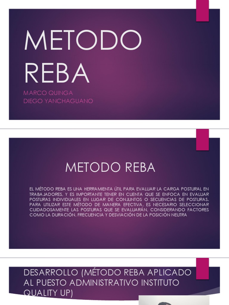 Metodo REBA | PDF