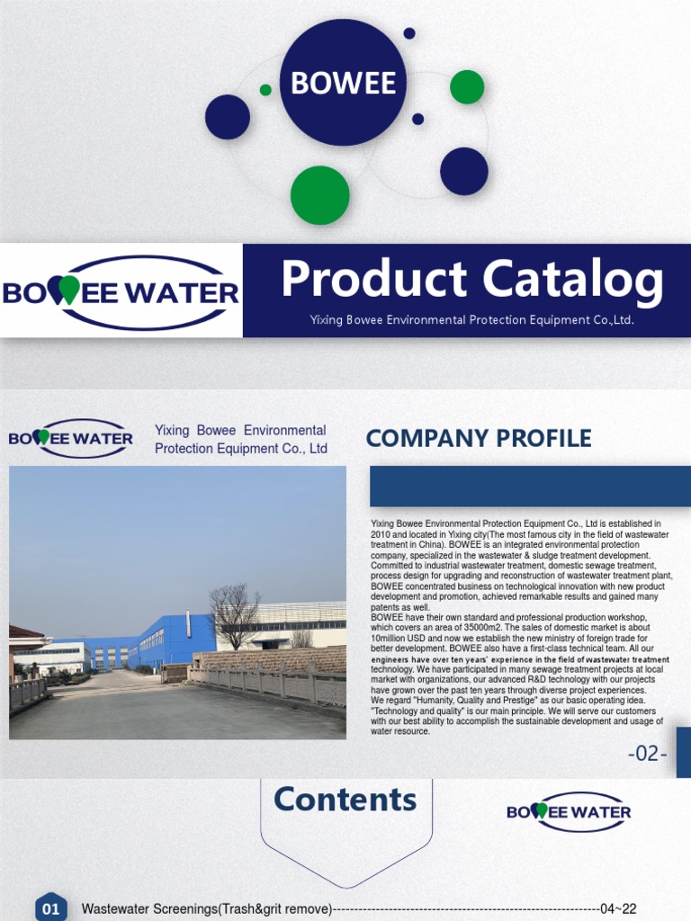 Bowee: Product Catalog | PDF | Sewage Treatment | Pumping Station