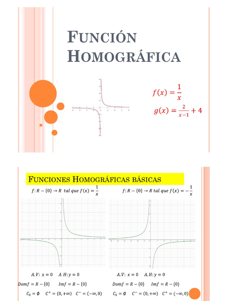 Función Homográfica | PDF