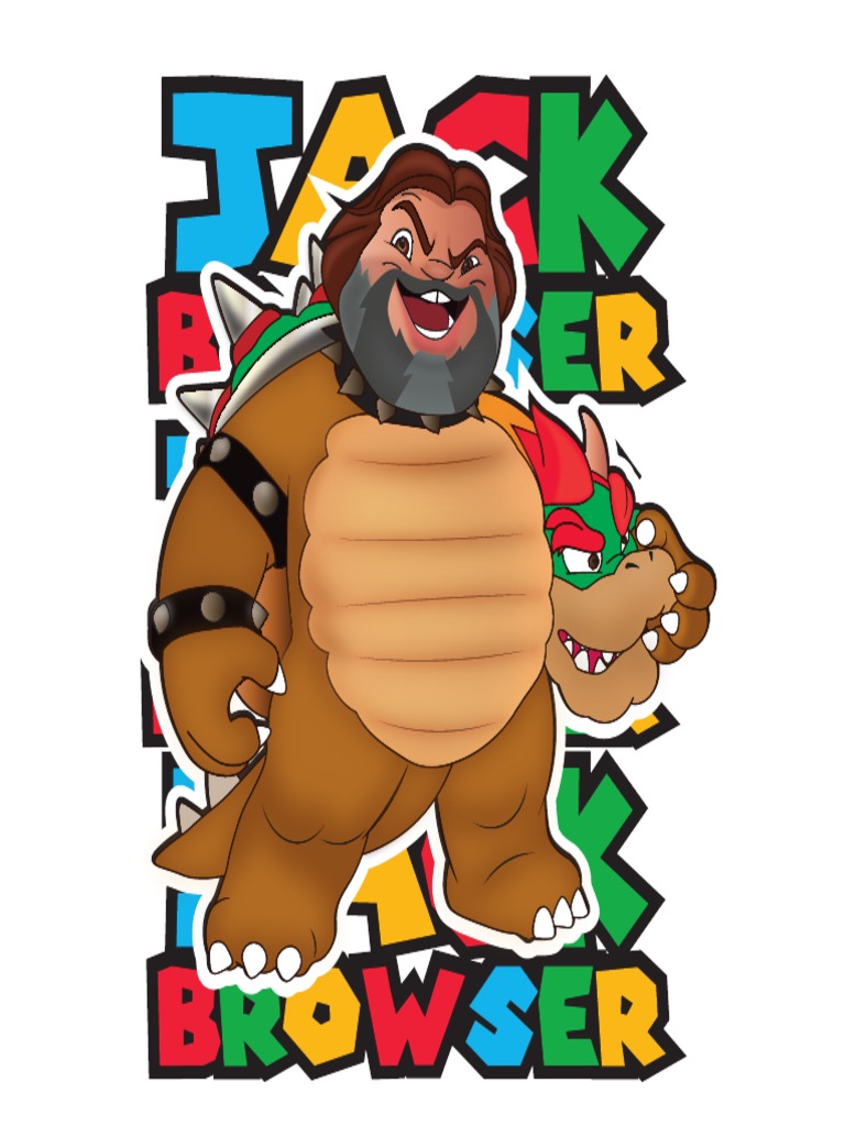 Jack Black Browser Super Mario Bros Vector Editable | PDF