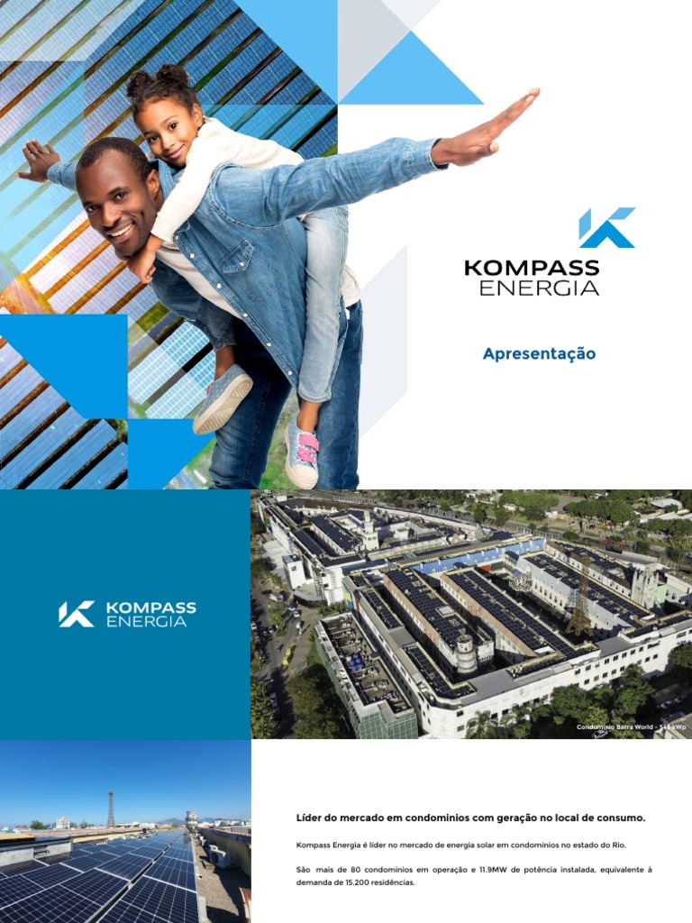 Apresentação Kompass | PDF | Fotovoltaica | Energia solar