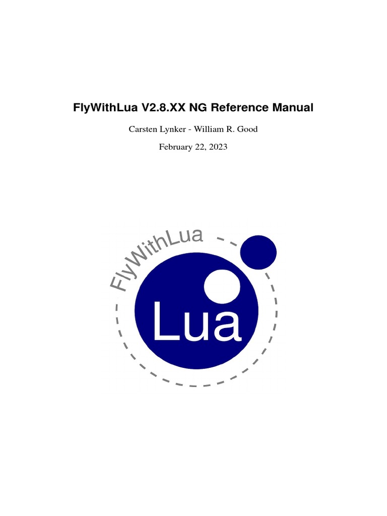 FlyWithLua Manual en | PDF | Computer Architecture | Information Technology Management