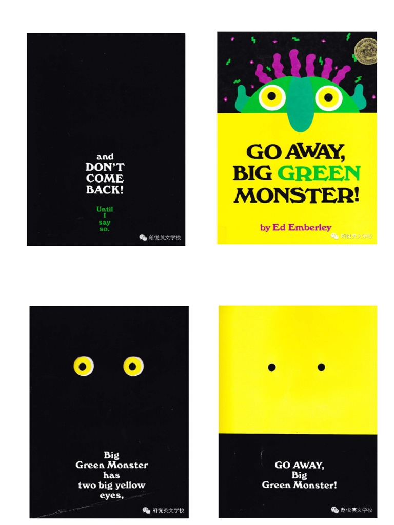 Go Away Big Green Monster | PDF