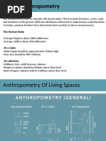 Average Body Dimensions for Men and Women | PDF