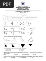 Geometry EOC Practice Test Solutions (Complete) | PDF | Tetrahedron | Area