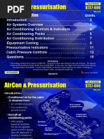737 Bleed Air/Temp/Pressurization System Notes | PDF | Valve | Aviation
