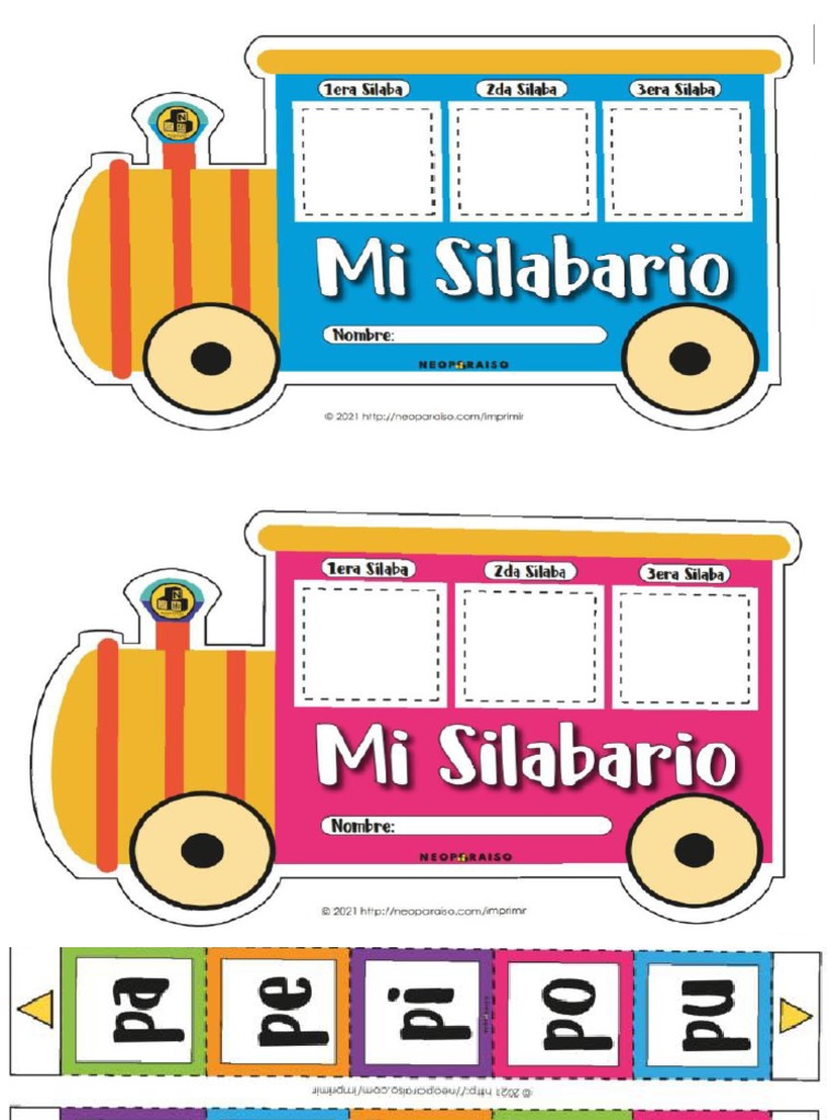 Tren Silabas Trabadas | PDF