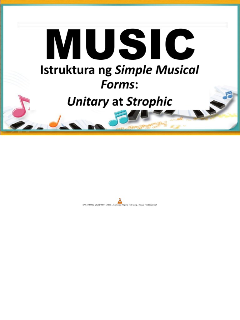 MUSIC 5 Q3 Week 1 Istruktura NG Simple Musical Forms | PDF