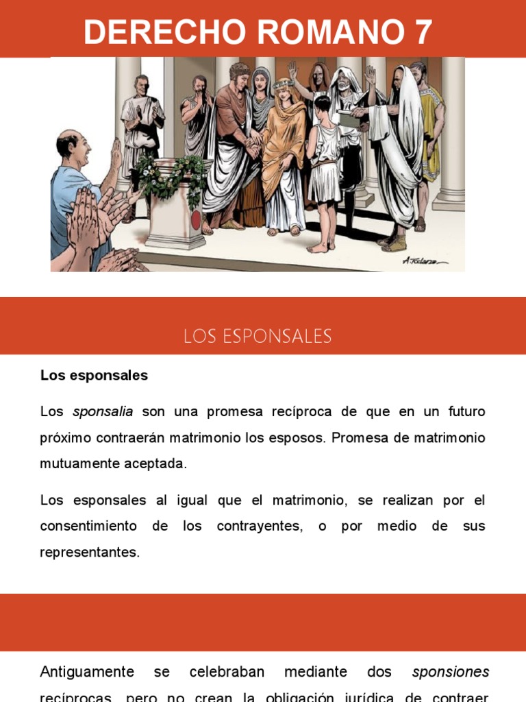 Esponsales en Derecho Romano | PDF | Compromiso | Matrimonio