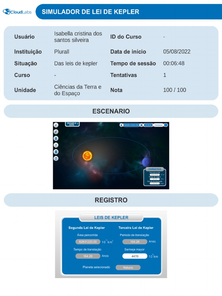 Leis de Kepler | PDF