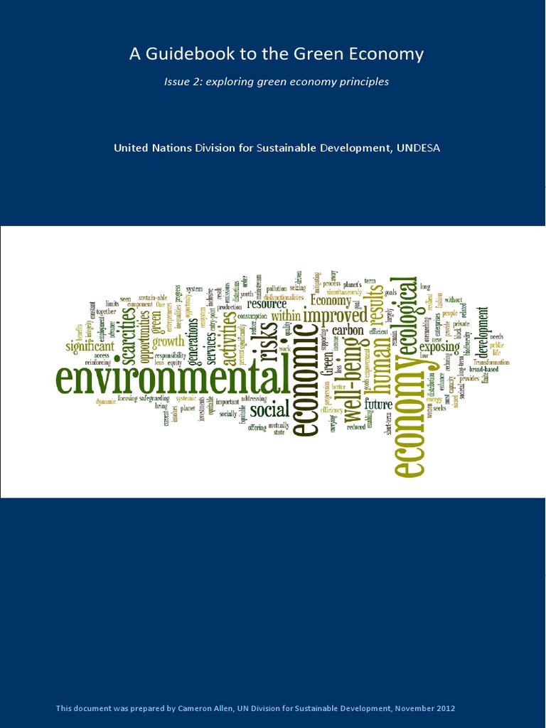 A Guidebook To The Green Economy: United Nations Division For ...