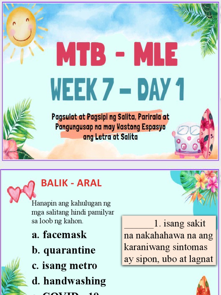 MTB Week 7 - Day 1 | PDF