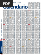Calendario Liga Segunda Division 2025-2026 | PDF | la Liga | Asociación ...