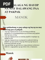 Manok: "Mga Hayop Na Alagaan at Pagkakitaan" | PDF