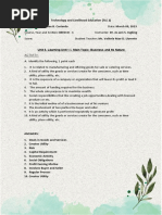 Unit 1 - Understanding Business Activity IGCSE O'Level Business Studies ...