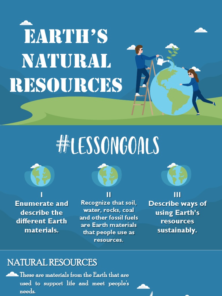 Lesson 2 - Earth's Natural Resources | Download Free PDF | Renewable ...