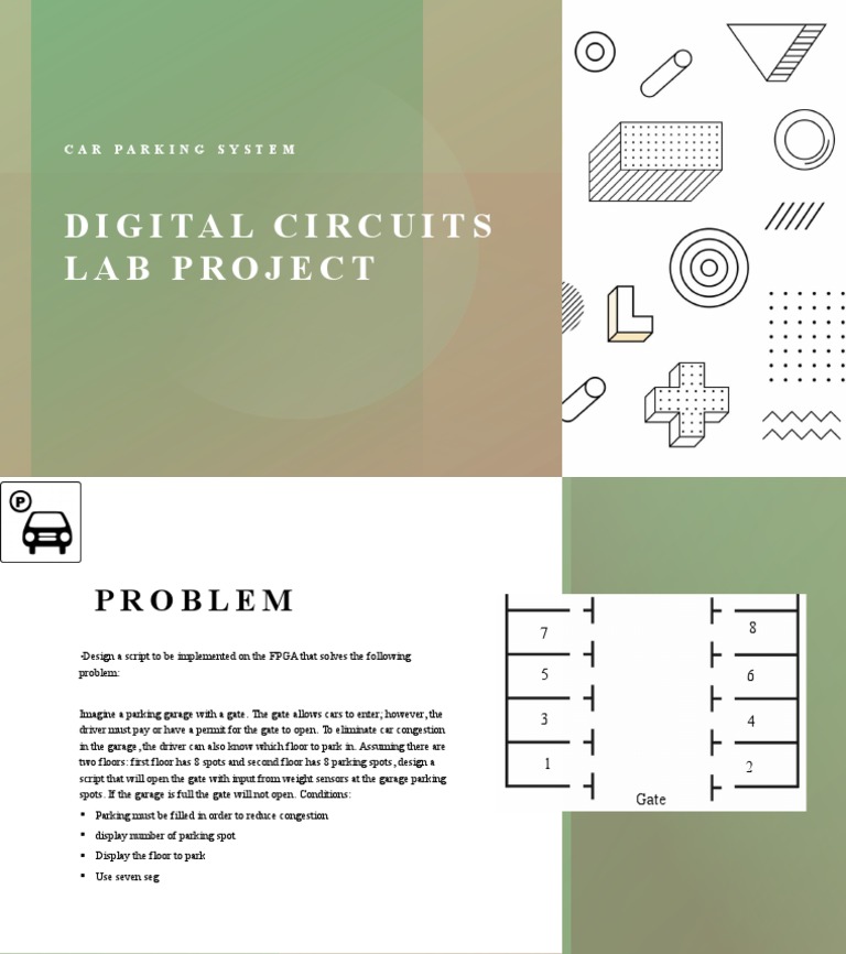 Digital Circuits Lab Project: Car Parking System | PDF