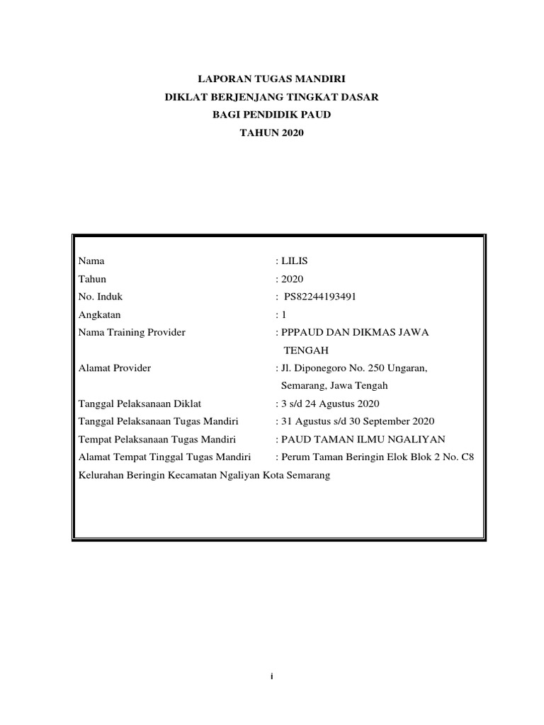 Tugas Mandiri Diksar | PDF | Bisnis | Ilmu Sosial