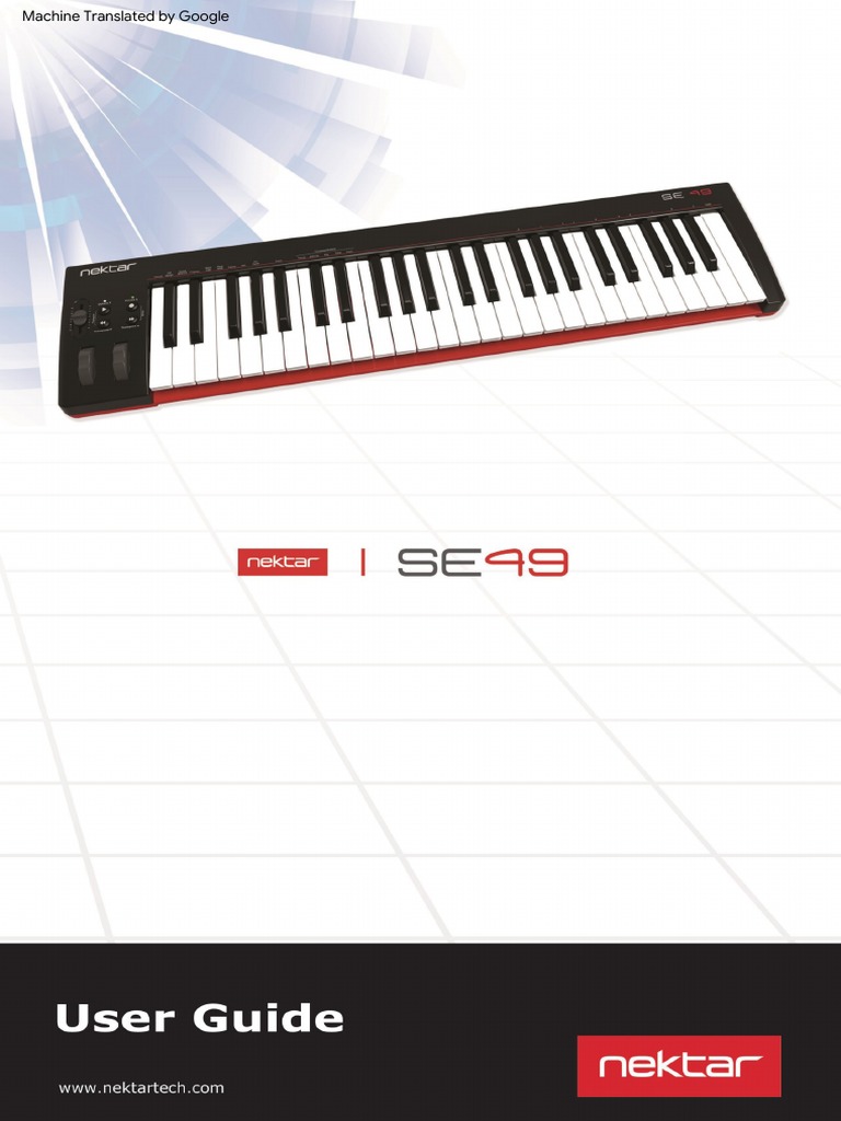 Manual Nektar Se49 Español | PDF | USB | Teclado