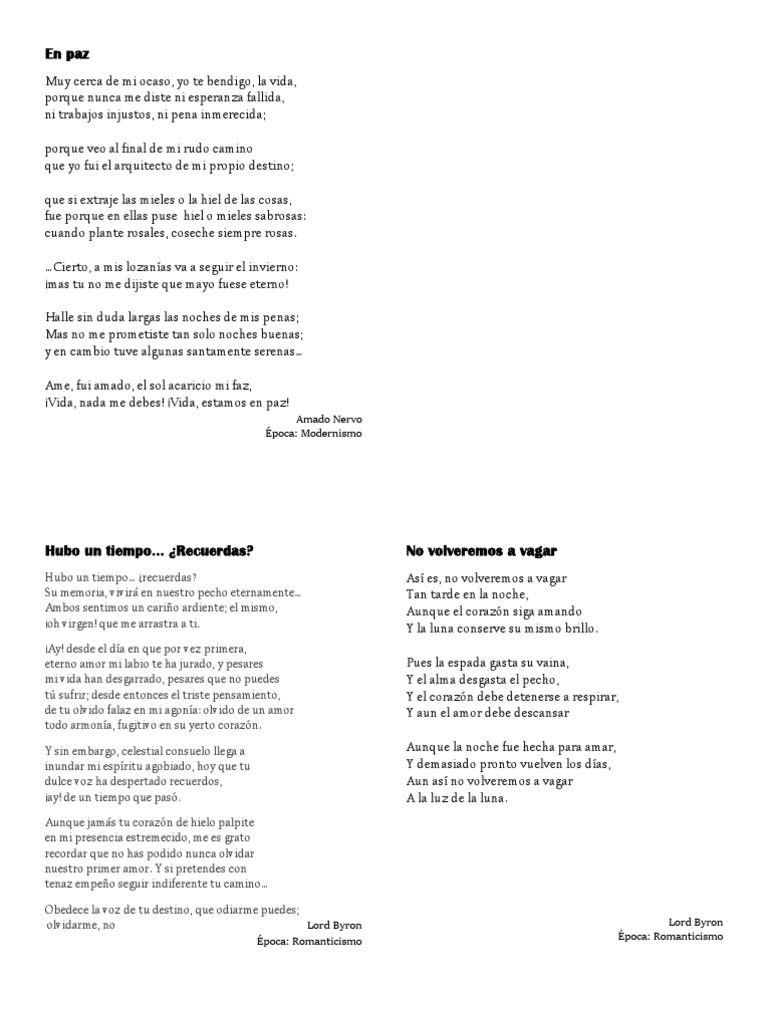 Poemario | PDF | Amor