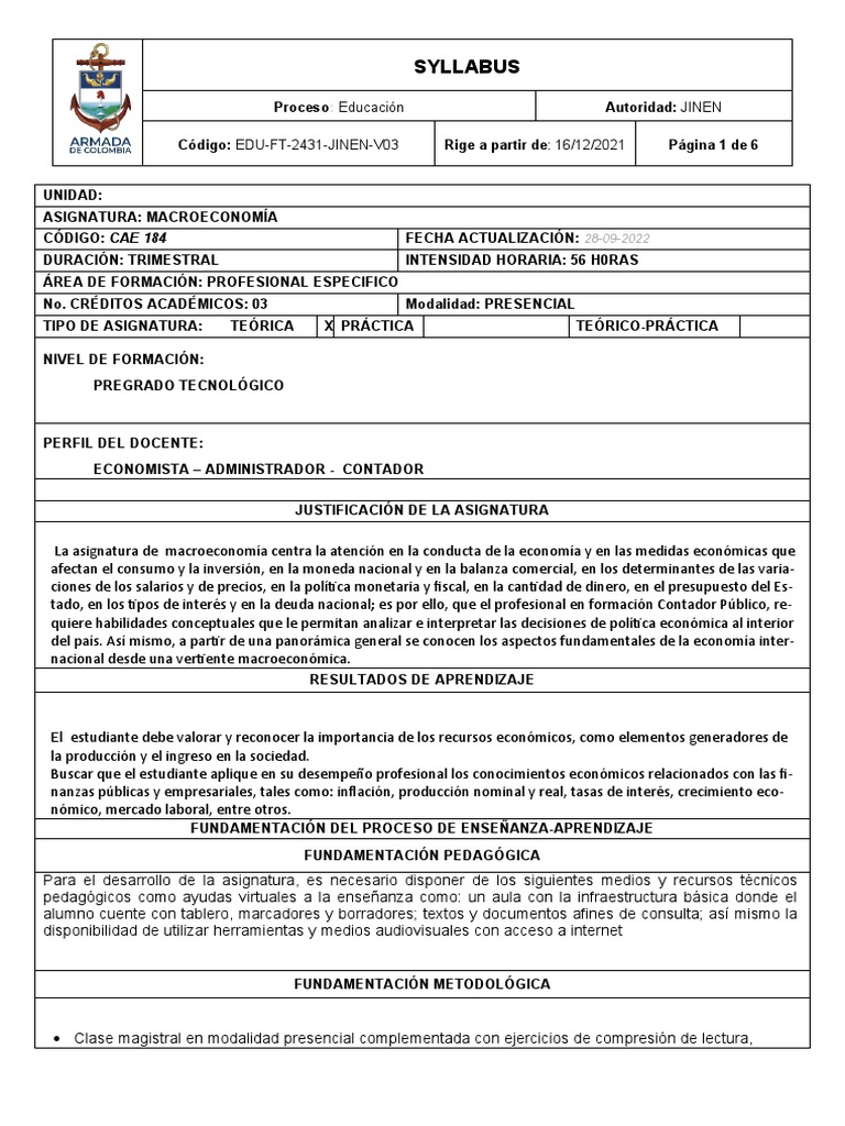 Macroeconomia Corregido Fecha 27-09-2022 | PDF | Macroeconómica | Inflación Macroeconomia Corregido Fecha 27-09-2022 | PDF | Macroeconómica | Inflación