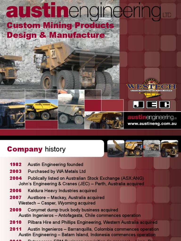 Austin Engineering - Introductory Presentation - TJM - 2012 | PDF ...