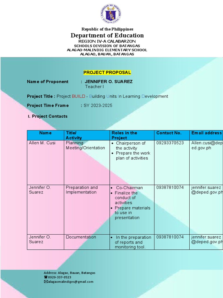 Project Proposal Build | PDF