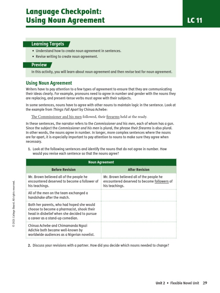 Eng 2 FNU - Actvity 11 LC 11 | PDF | Noun | Subject (Grammar)