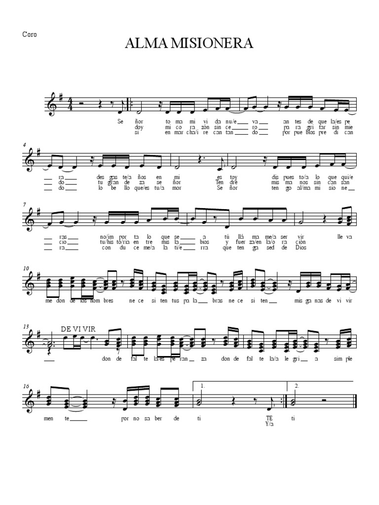 Alma Misionera | PDF