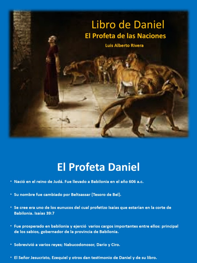 Libro de Daniel | PDF | Ezequiel | Contenido bíblico