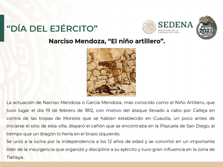 Narciso Mendoza El Ni o Artillero | PDF