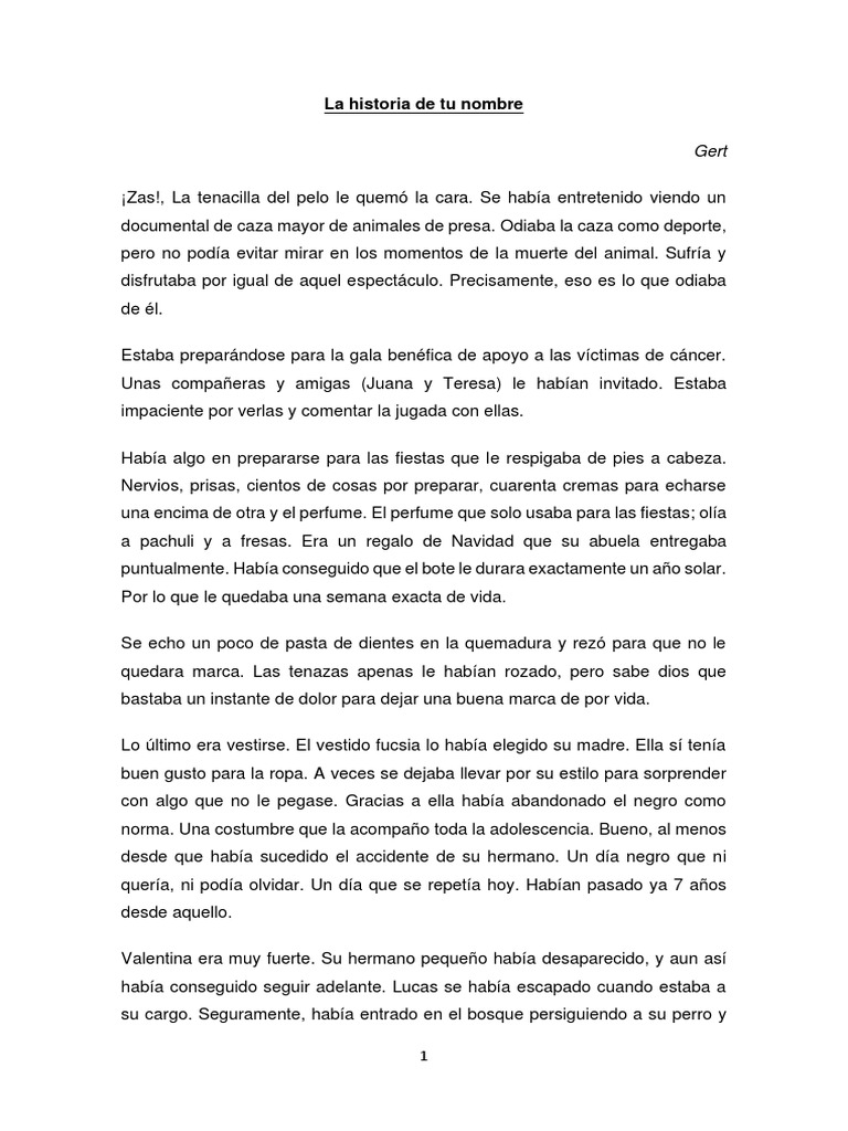 La Historia de Tu Nombre | PDF | Amor | Estrellas