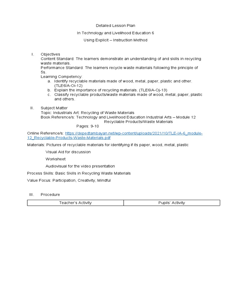 An Explicit Instruction on Classifying and Recycling Common Waste ...