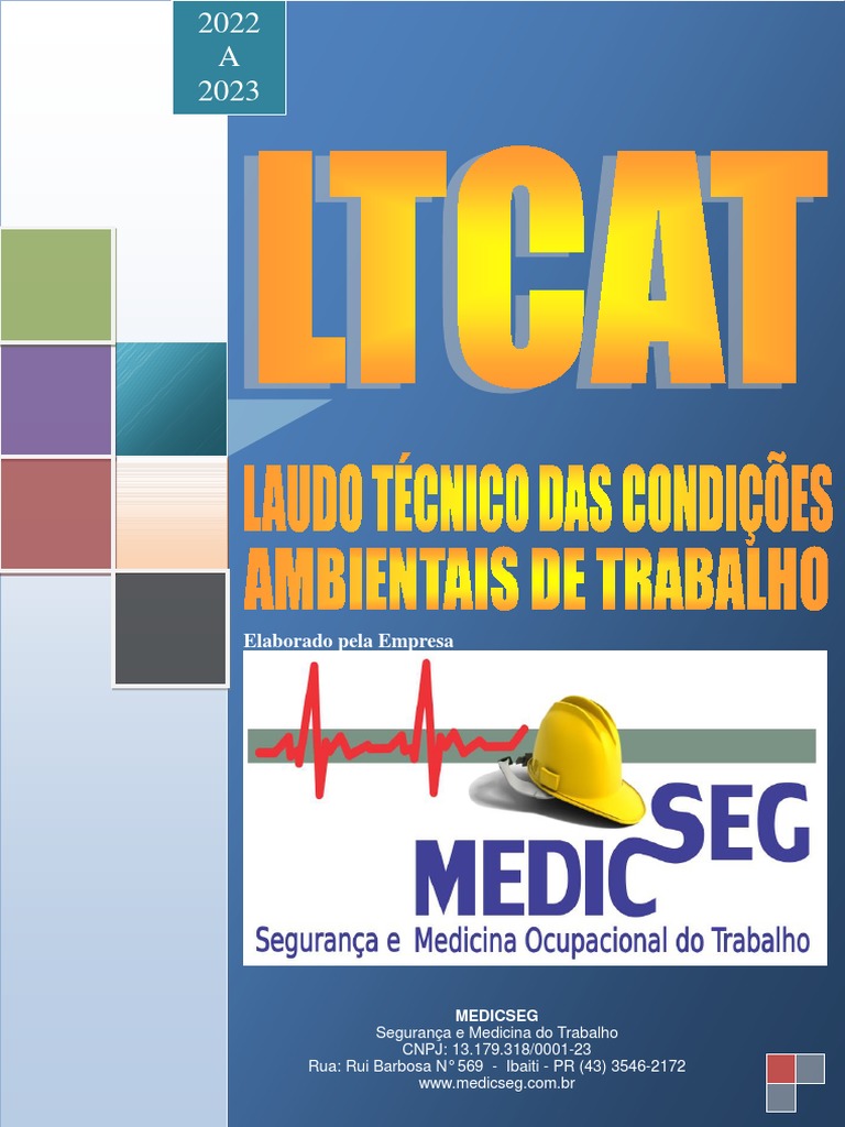 Laudo LTCAT: Condições Ambientais 2022 | PDF | Química | Física