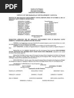 BARANGAY RESOLUTION Reprogramming | PDF | Government