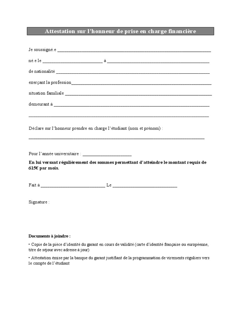 Attestation Sur L Honneur Comment Rédiger Youtube