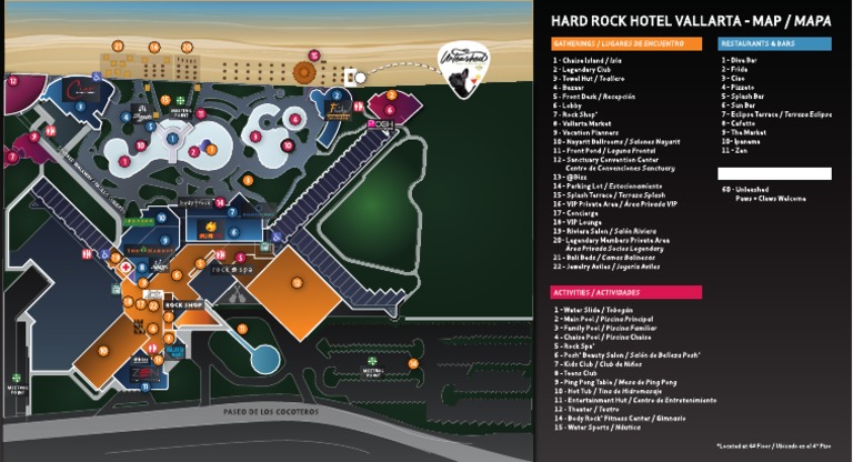 Mapa-Resort-Hard-Rock-Hotel-Vallarta | PDF