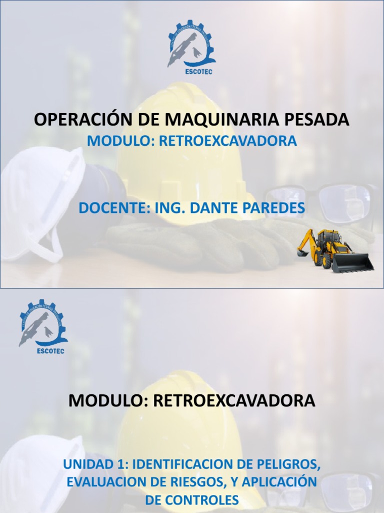 IPERC en Retroexcavadora por Dante Paredes | PDF | Evaluación ...