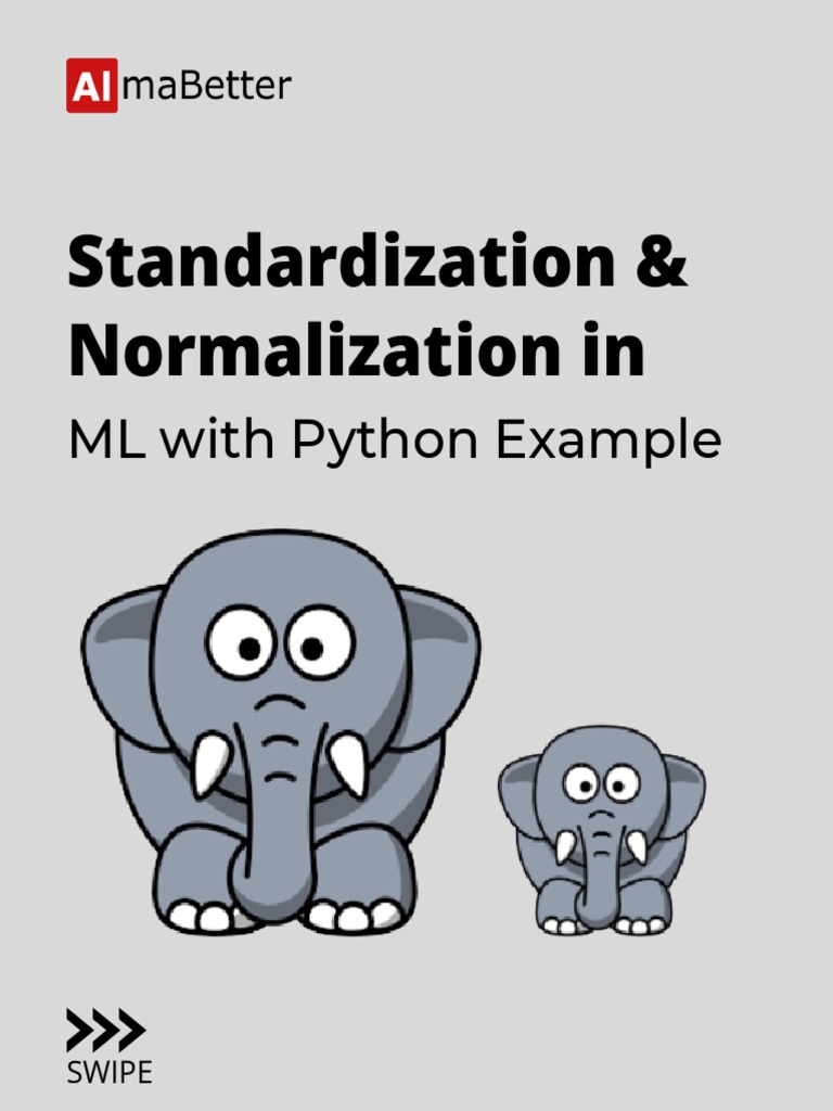 Standardization & Normalization In: ML With Python Example | PDF ...