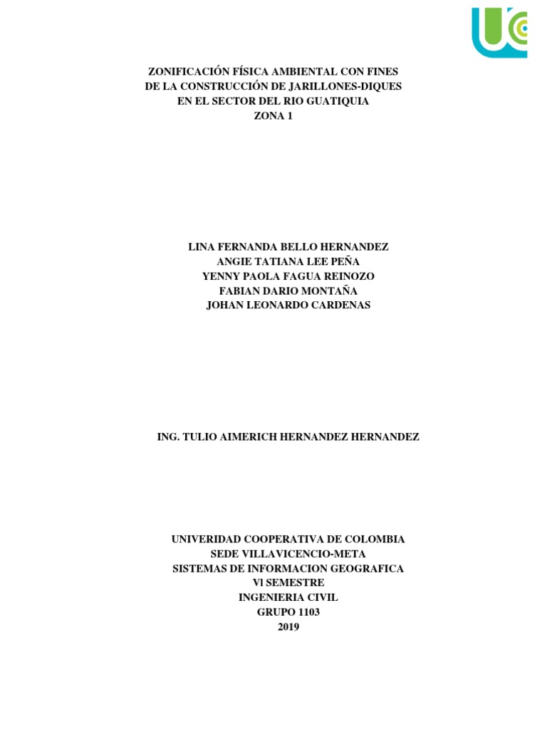 Proyecto Final Sig | PDF | Sistema de información geográfica | Río