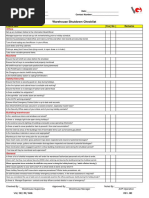 Pre and Post Shutdown Activity Forms and Checklists | PDF | Business ...