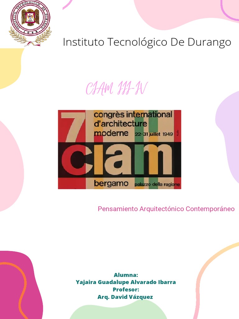 Act, CIAM III-IV, Alvarado Ibarra | PDF | Arte