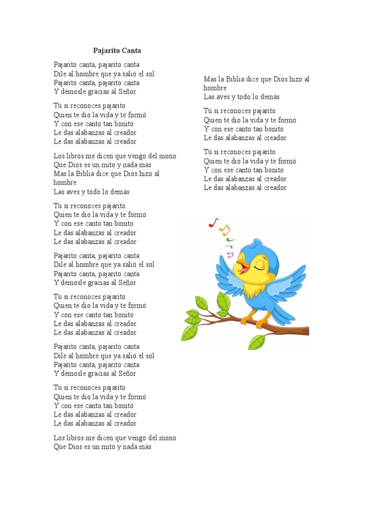Pajarito Canta | PDF