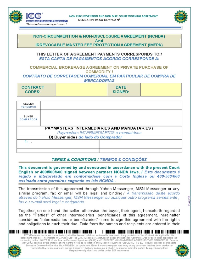 Ncda - Impfa - Modelo | PDF | Economies | Service Industries