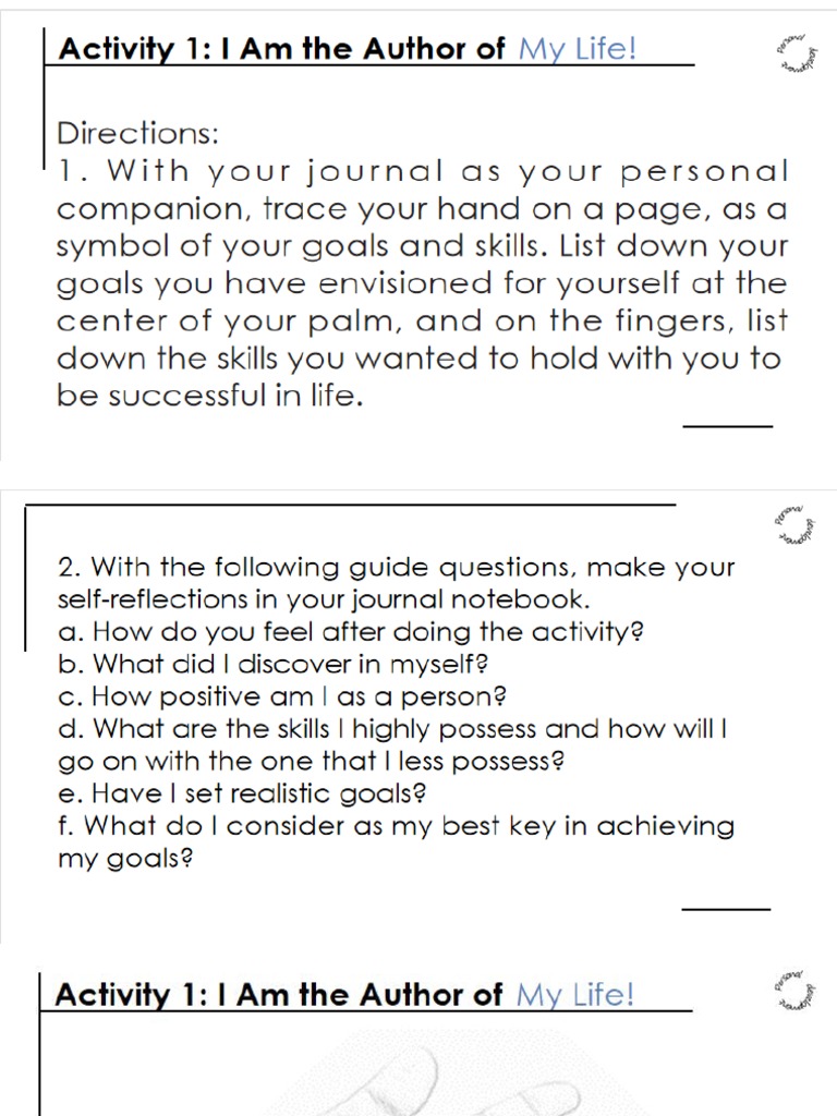 Perdev Activities | PDF | Idea | Mind