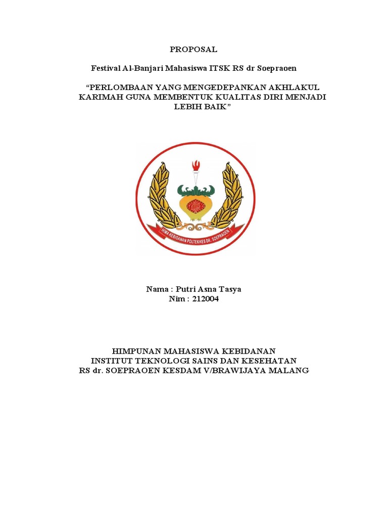 Proposal AL Banjari | PDF