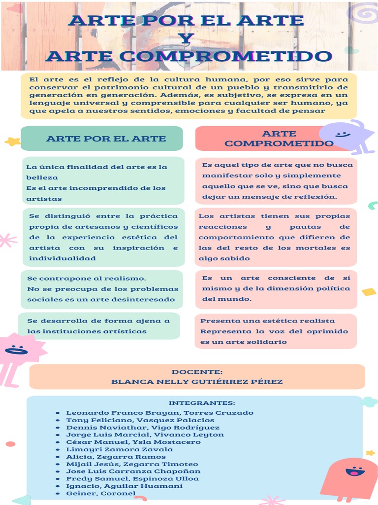 Arte Por El Arte y Arte Comprometido | PDF