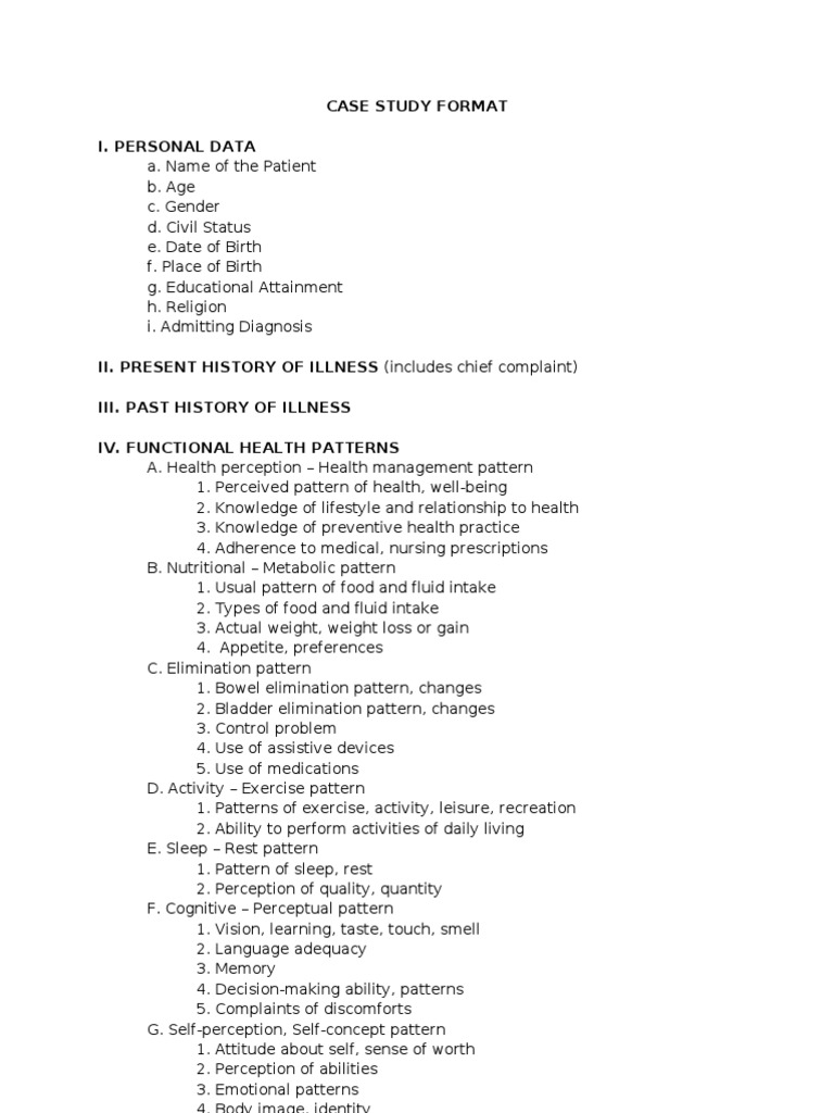 Case Study Format (New) | PDF