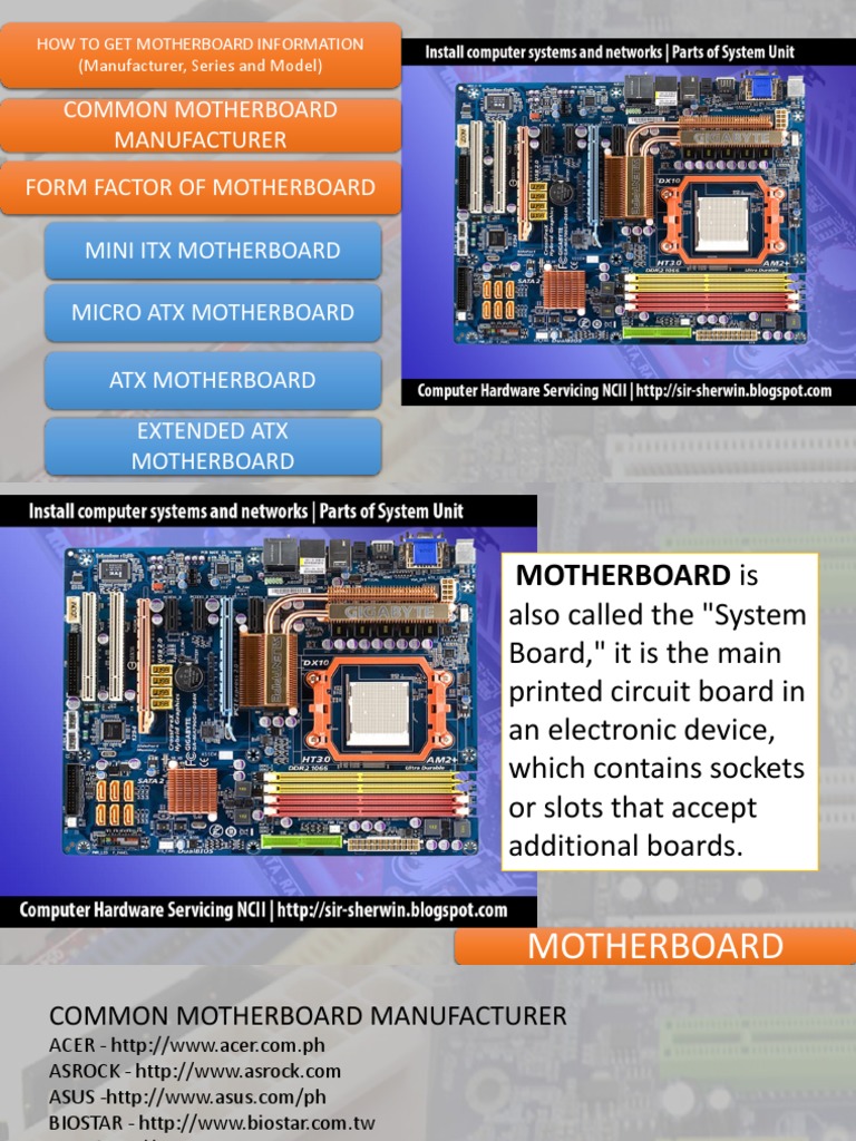 Parts of Mobo For Sharing | PDF | Electrical Engineering | Information ...